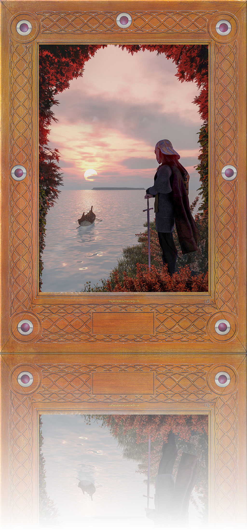 The Passing of Arthur to Lundy, Isle of Avalon by Mystic Realms ...